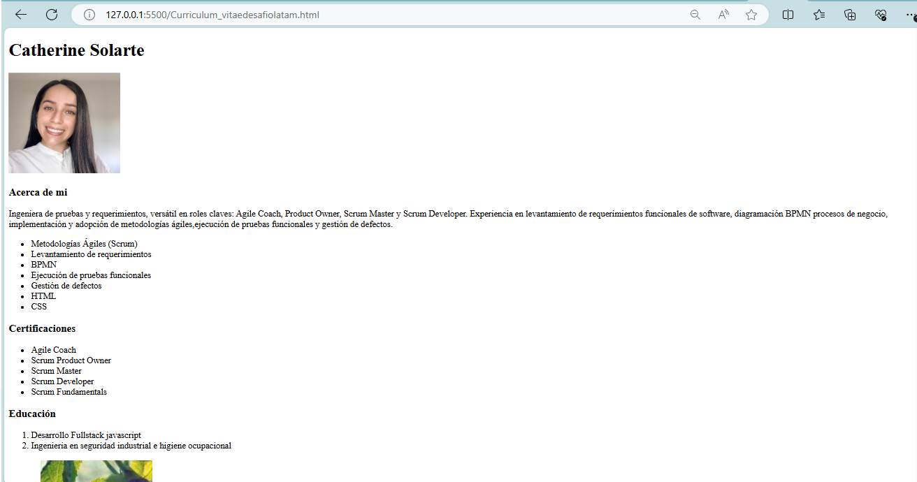 Portafolio Catherine Solarte